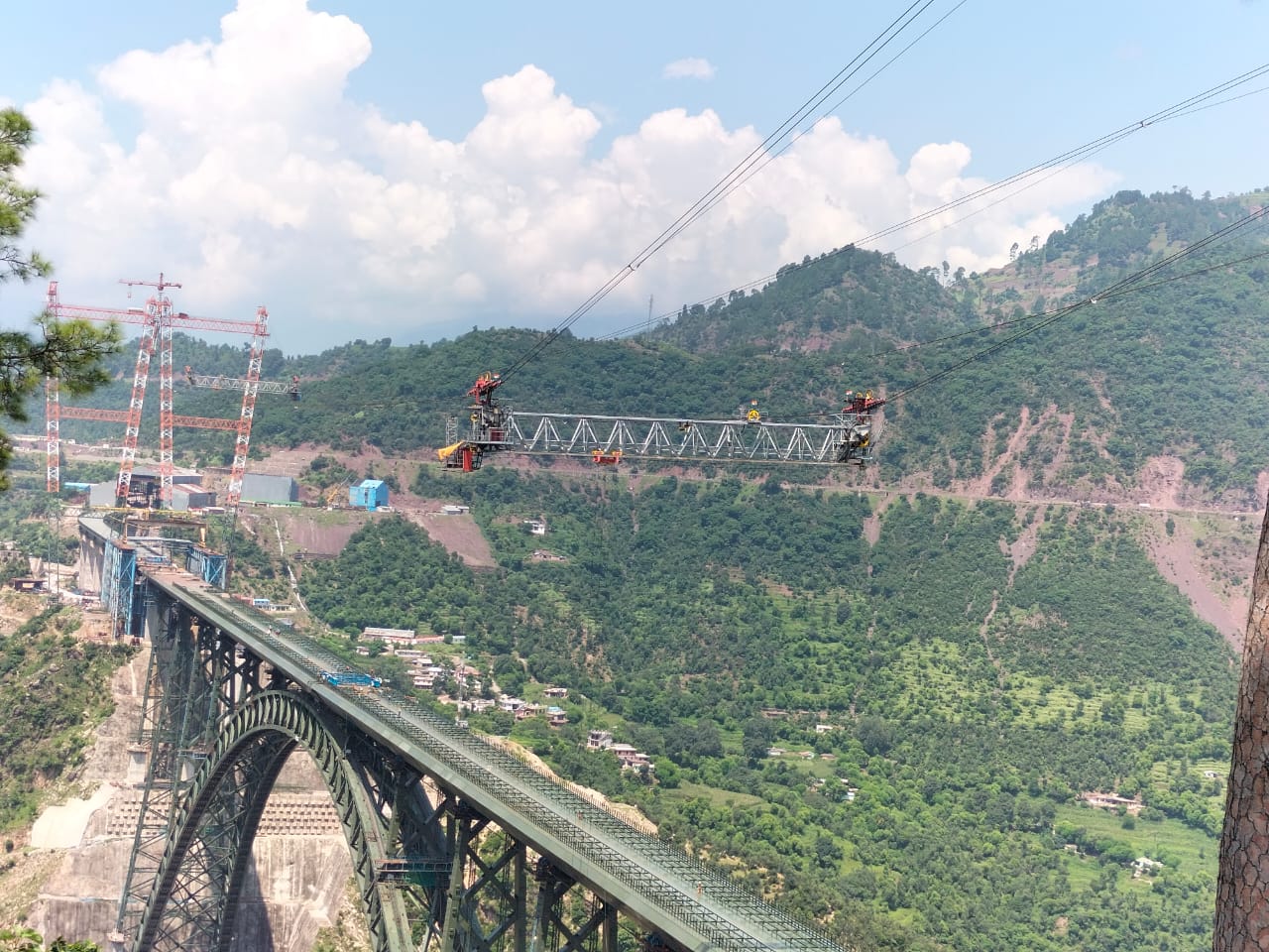 HONOURED TO BE PART OF THE CHENAB BRIDGE INSTALLATION, THE WORLD'S ...